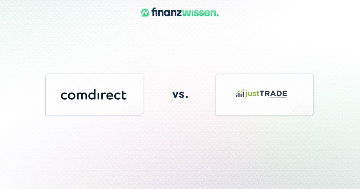 Comdirect vs justTRADE » Finanzwissen